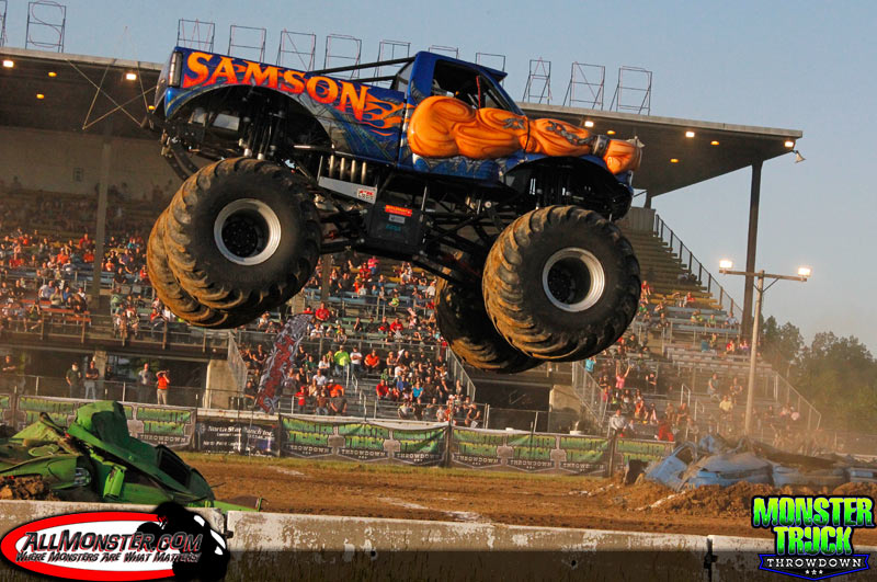 Samson Monster Truck Flies Close To Home